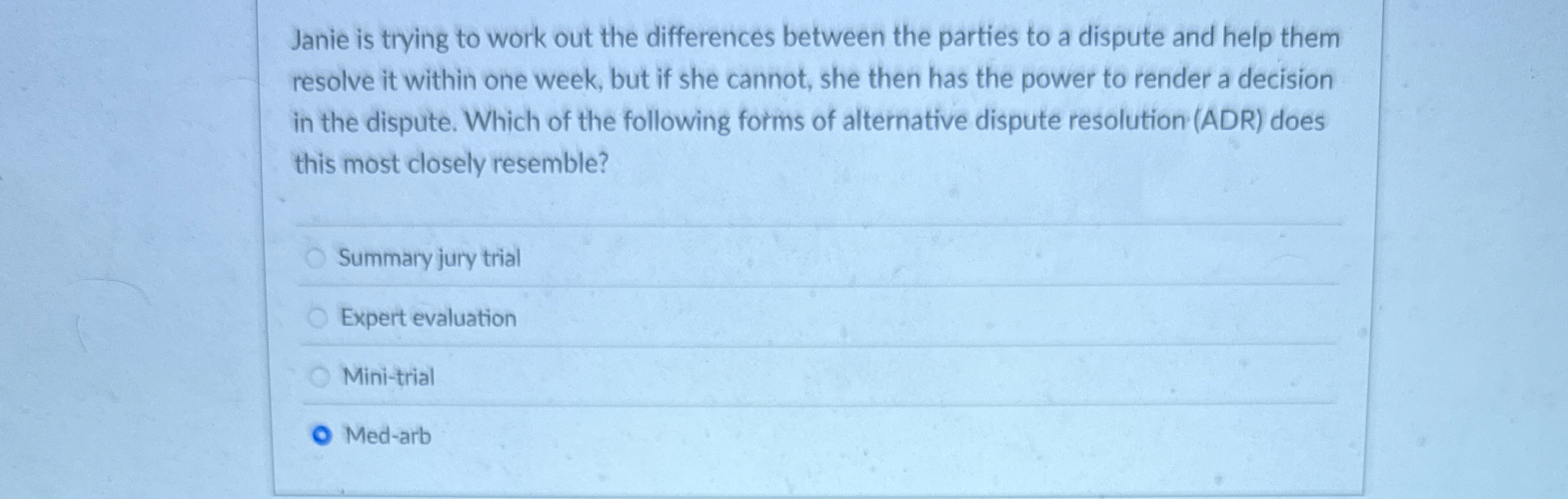 Solved Janie is trying to work out the differences between | Chegg.com