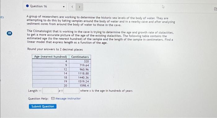 Solved A group of researchers are working to determine the | Chegg.com