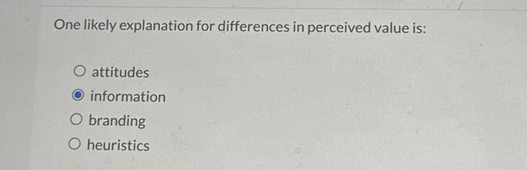 Solved One likely explanation for differences in perceived | Chegg.com