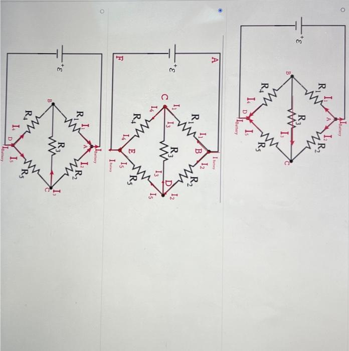 Solved Kirchhoff's Laws. An unbalanced bridge circuit has | Chegg.com