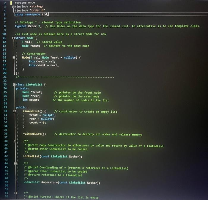 Solved as the code is now it passes the compile test and | Chegg.com
