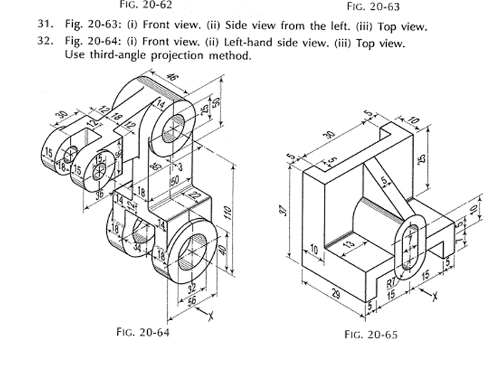 Solved 31.Fig. 20-64 : (i) Front view.(ii) Side view from | Chegg.com