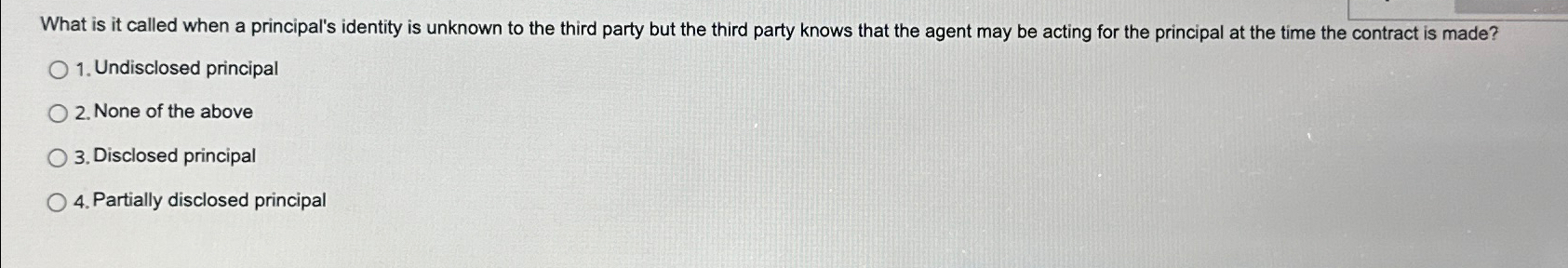 Solved What is it called when a principal's identity is | Chegg.com