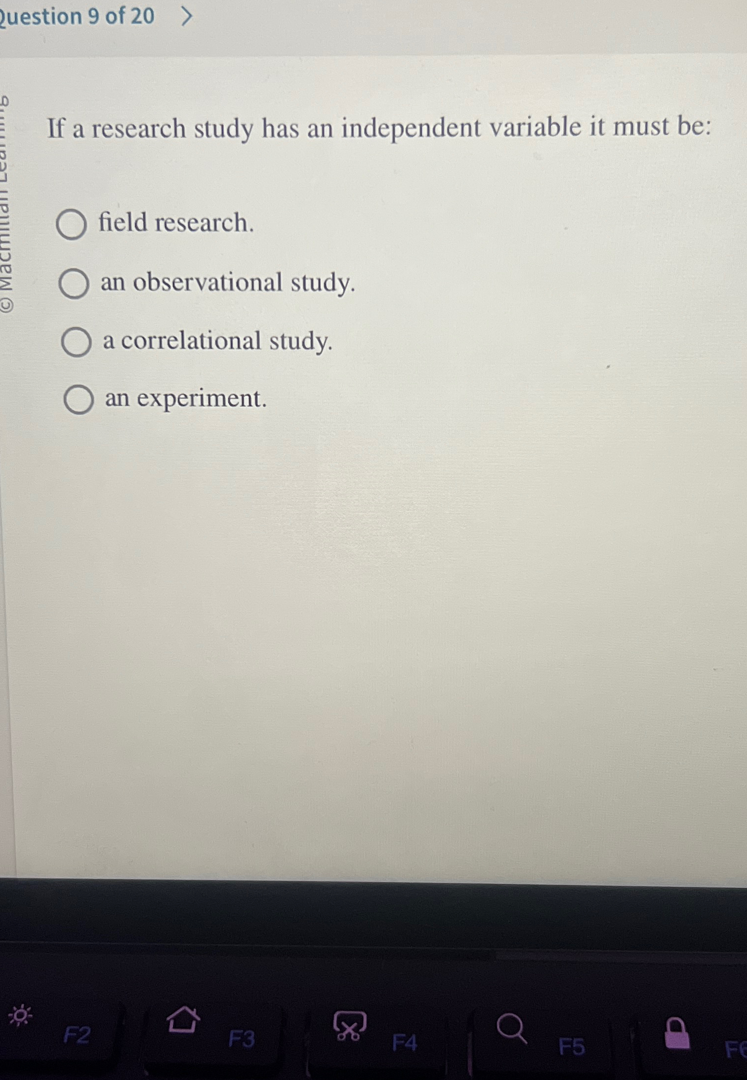 Solved If a research study has an independent variable it | Chegg.com
