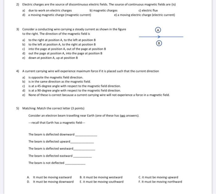 Solved 2) Electric charges are the source of discontinuous | Chegg.com