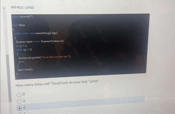 Solved WHILE LOop: miport java:util.*: -hast Main f public | Chegg.com
