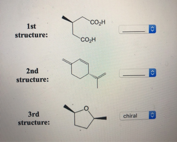 Solved Classify the following compounds as chiral, achiral | Chegg.com