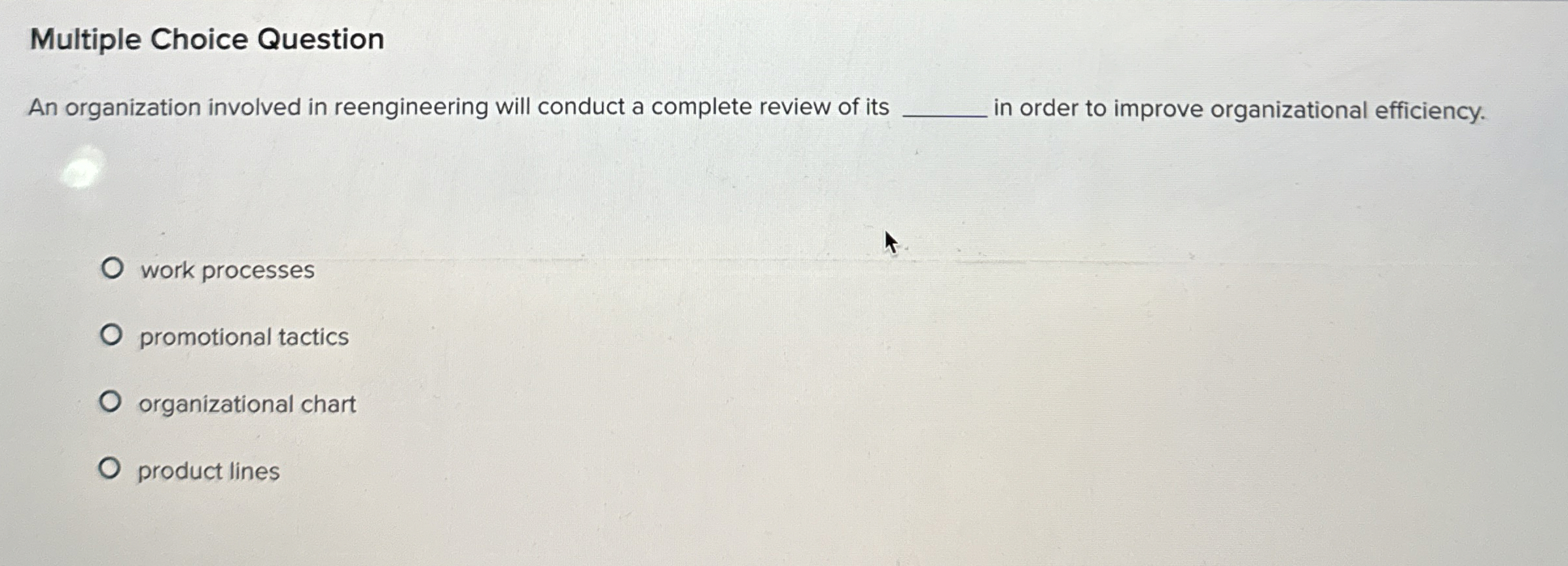 Solved Multiple Choice QuestionAn organization involved in | Chegg.com