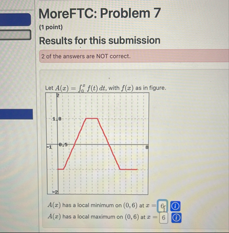 Solved MoreFTC: Problem 7(1 ﻿point)Results for this | Chegg.com