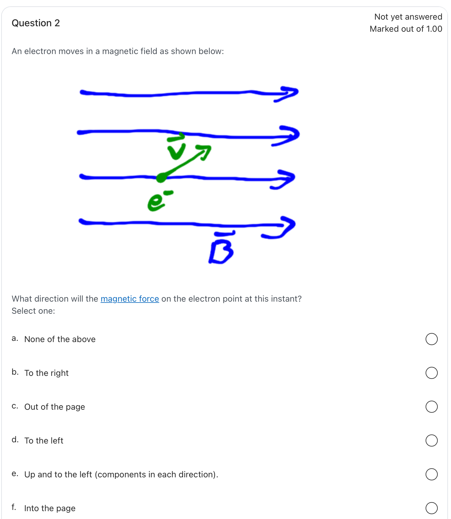 Solved Question 2Not yet answered Marked out of 1.00An | Chegg.com