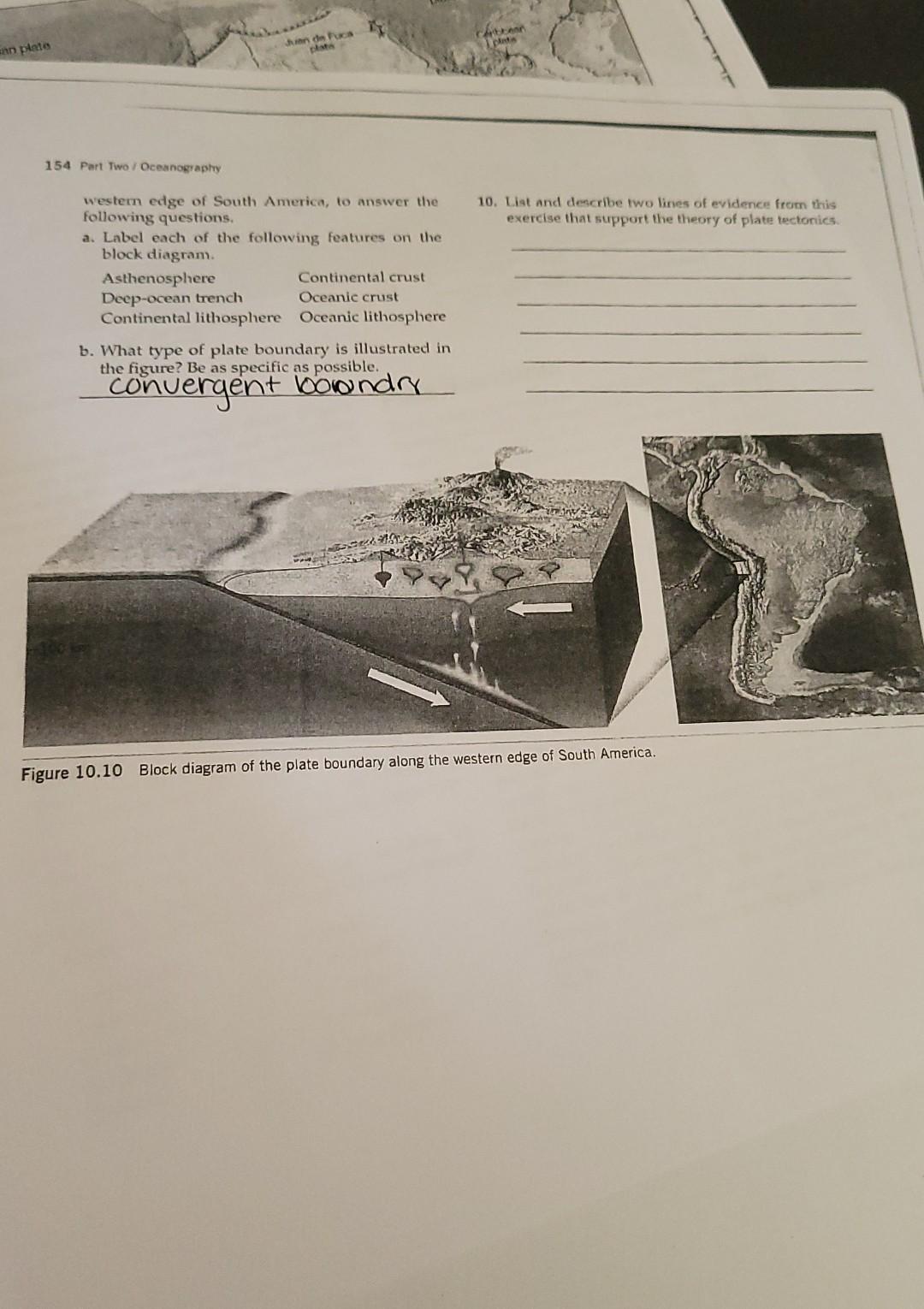 Solved SUMMARY/REPORT PAGE EXERCISE 10 The Dynamic Ocean | Chegg.com