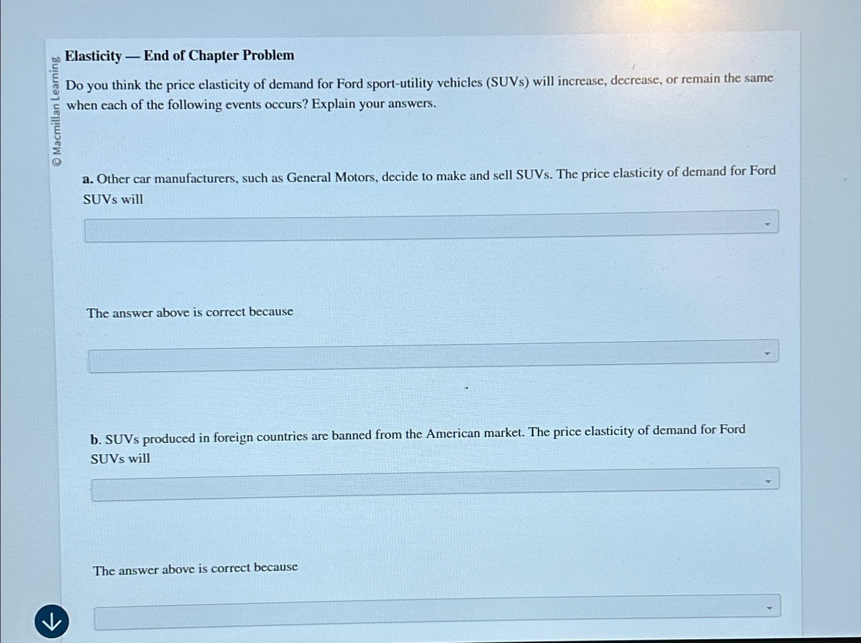 Solved Elasticity - ﻿End of Chapter ProblemDo you think the | Chegg.com