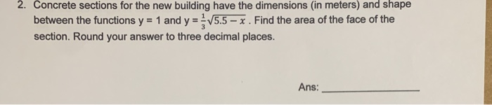 Solved 2. Concrete sections for the new building have the | Chegg.com