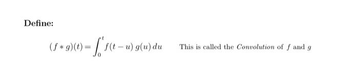 Solved 1) Use the convolution theorem to evaluate: {5 ($² | Chegg.com