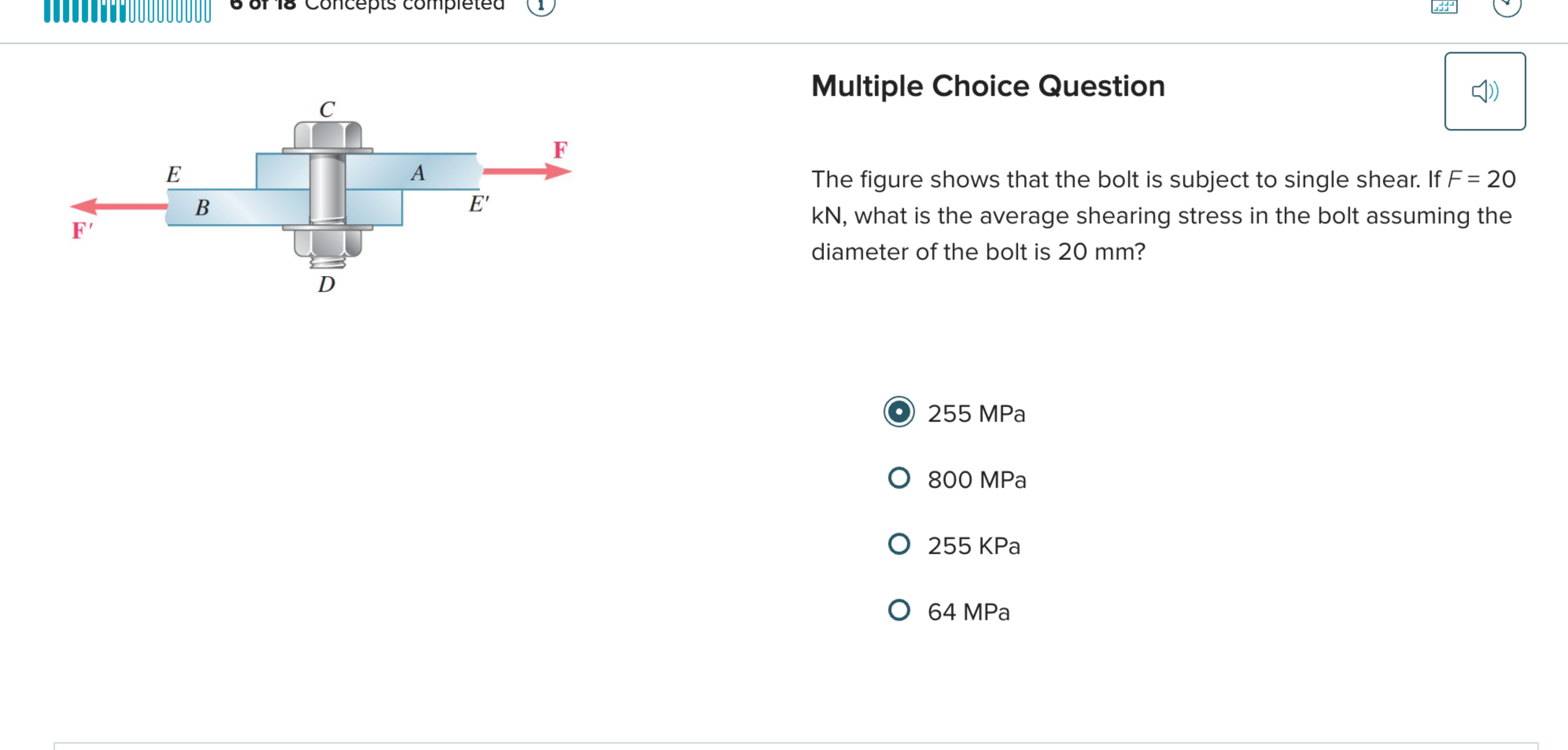 Solved Multiple Choice QuestionThe figure shows that the | Chegg.com