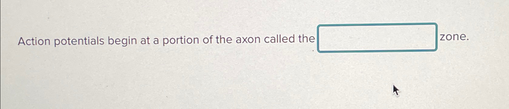 Solved Action potentials begin at a portion of the axon | Chegg.com