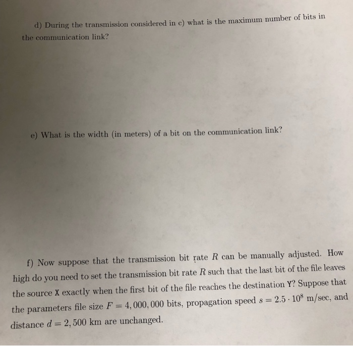 1) (25 points) Consider two hosts X and Y that are | Chegg.com