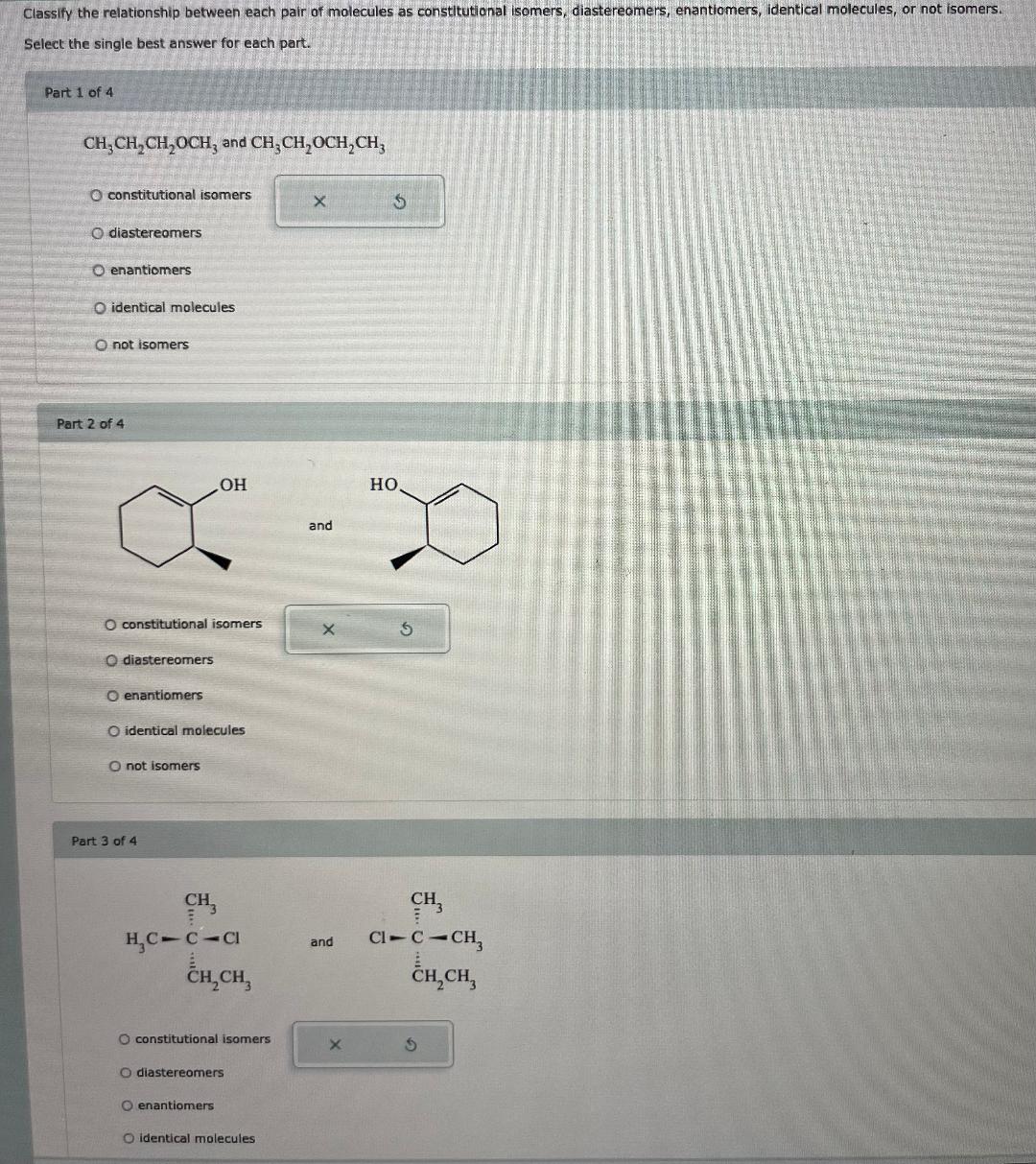 Solved Classify the relationship between each pair of | Chegg.com