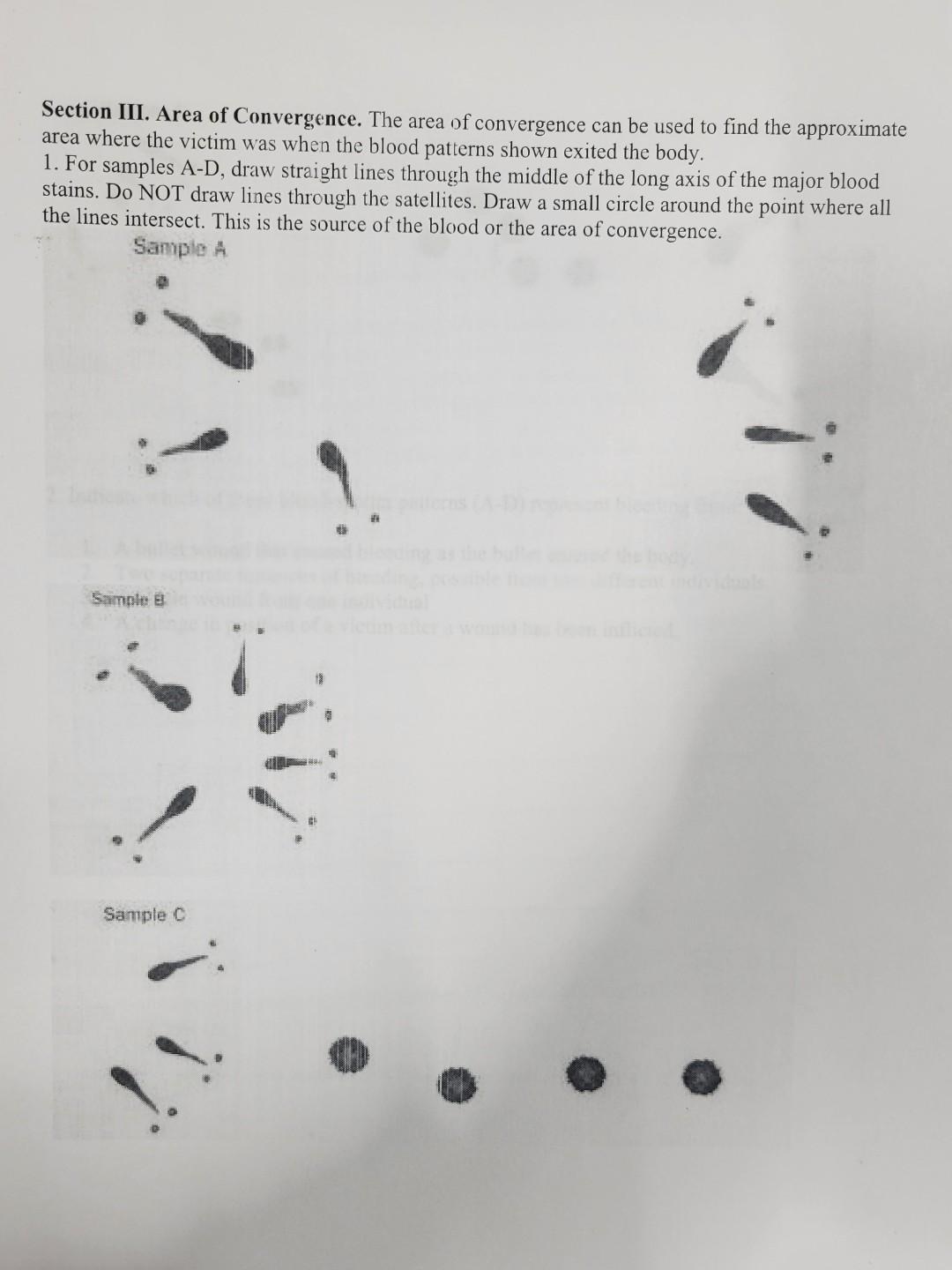 Section III. Area of Convergence. The area of | Chegg.com