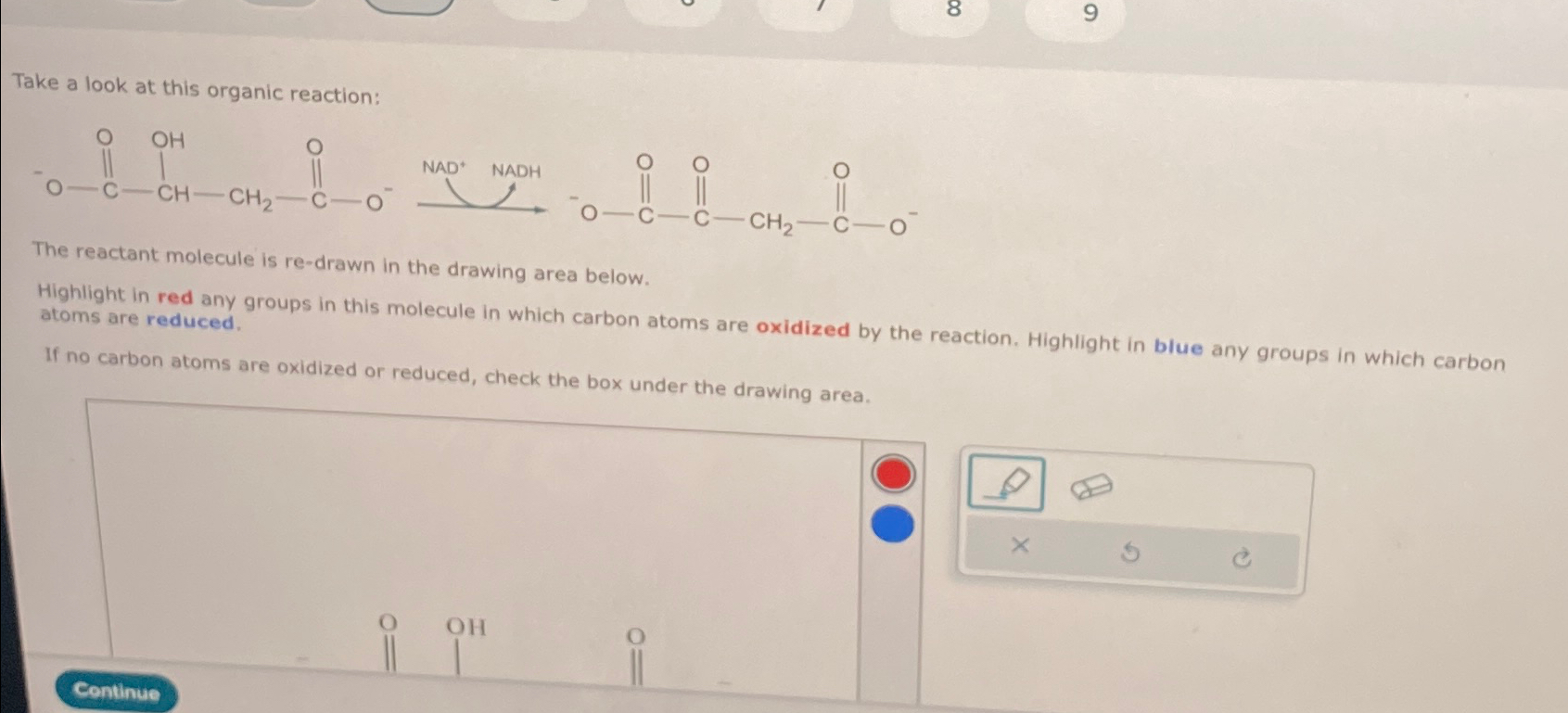 Solved Take a look at this organic reaction:The reactant | Chegg.com