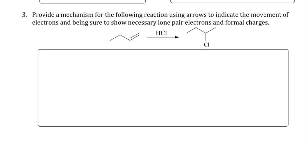 Solved Provide a mechanism for the following reaction using | Chegg.com