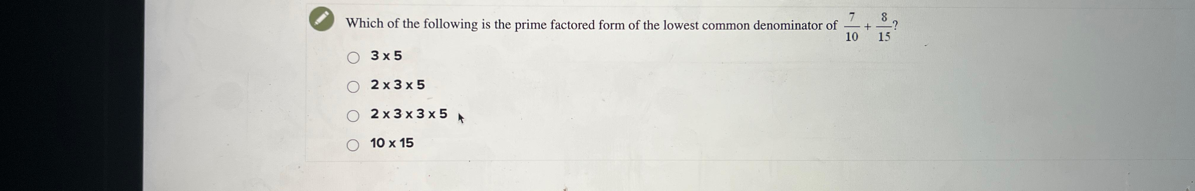 Solved Which of the following is the prime factored form of | Chegg.com