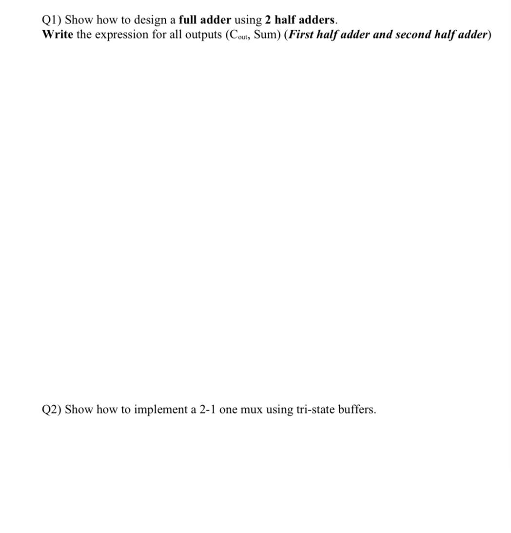Solved Q3) ﻿Implement the following function using a 4-1 | Chegg.com
