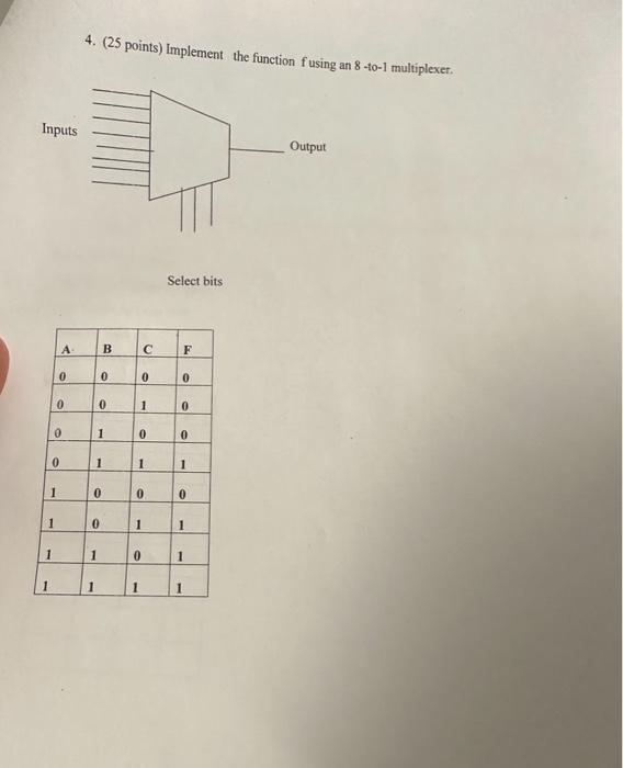 Solved 4. (25 points) Implement the function fusing an 8 - | Chegg.com