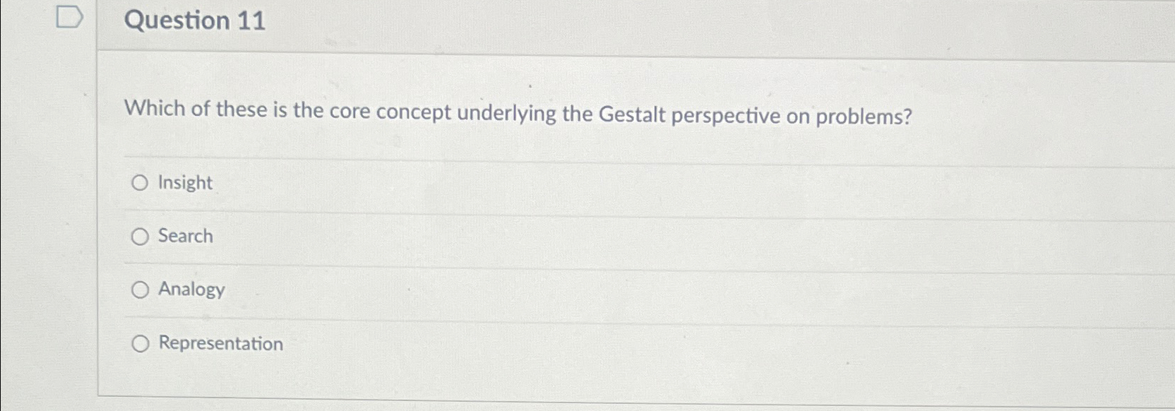 Solved Question 11Which of these is the core concept | Chegg.com