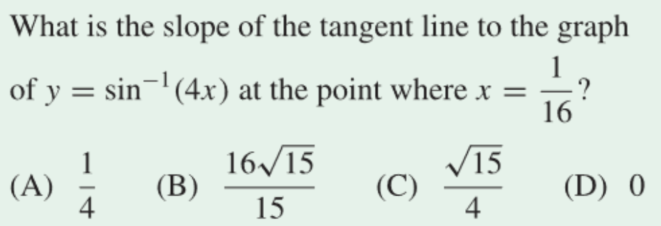 Solved What is the slope of the tangent line to the graphof | Chegg.com