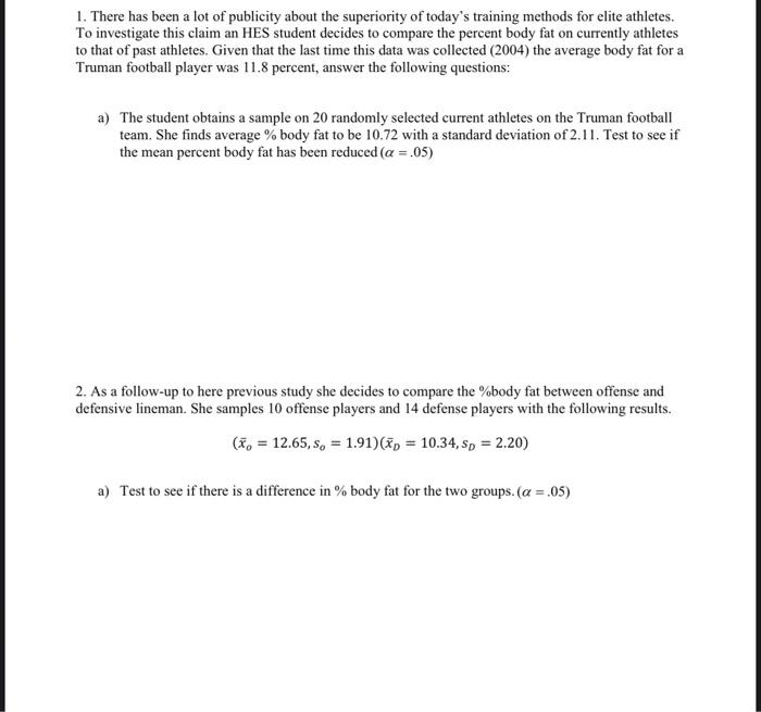Solved 1. There has been a lot of publicity about the | Chegg.com