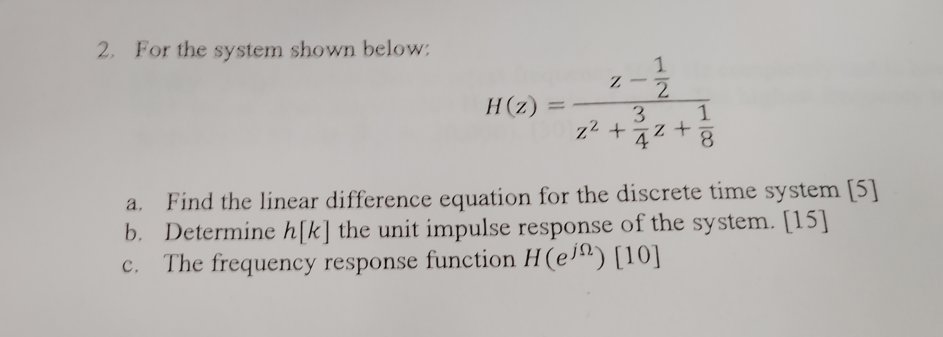 Solved Please Solve everything the question asks. As soon as | Chegg.com