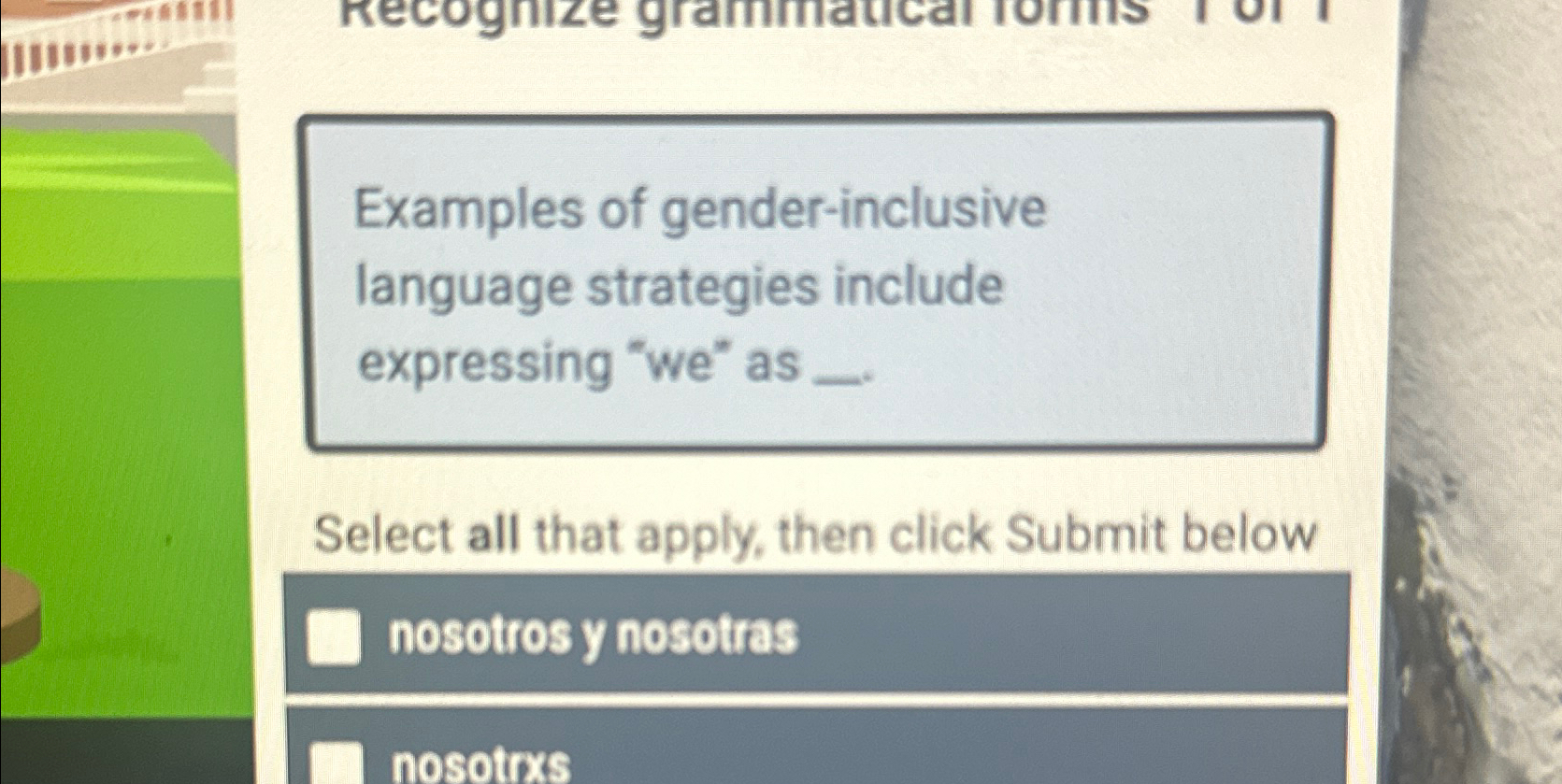 Solved Examples of gender-inclusive language strategies | Chegg.com