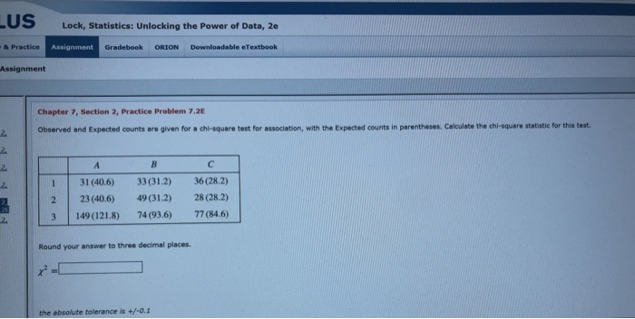 Solved LUS Lock, Statistics: Unlocking the Power of Data, 2e | Chegg.com