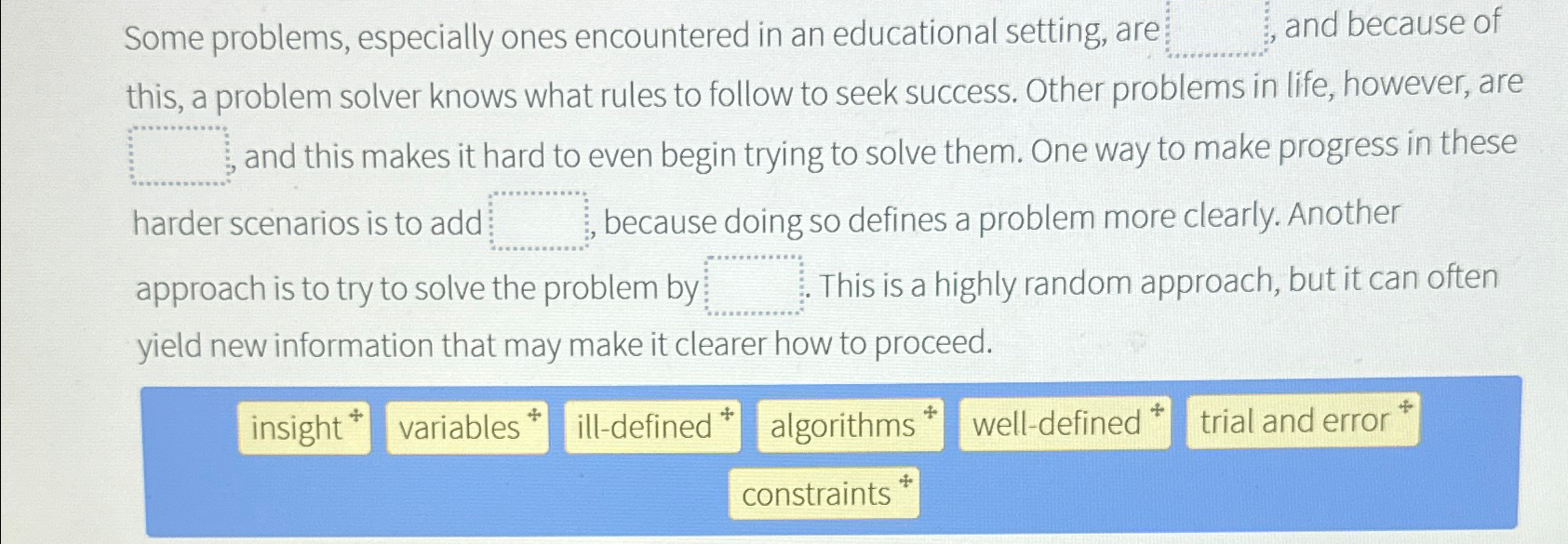 Solved Some problems, especially ones encountered in an | Chegg.com