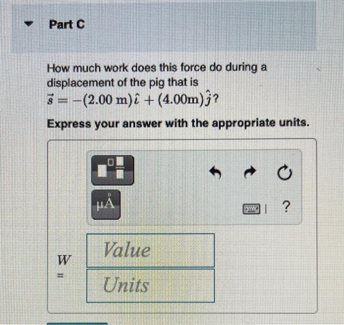 Solved On a farm, you are pushing on a stubborn pig with a | Chegg.com