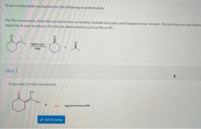 [Solved]: all 5 steps, please Draw a reasonable mechan