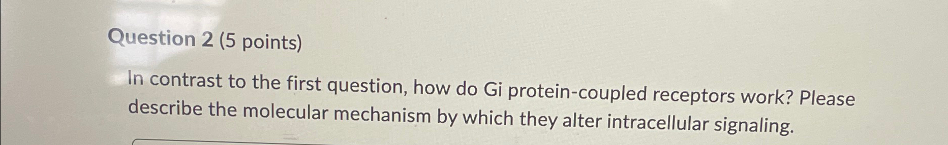 Solved Question 2 (5 ﻿points)In contrast to the first | Chegg.com