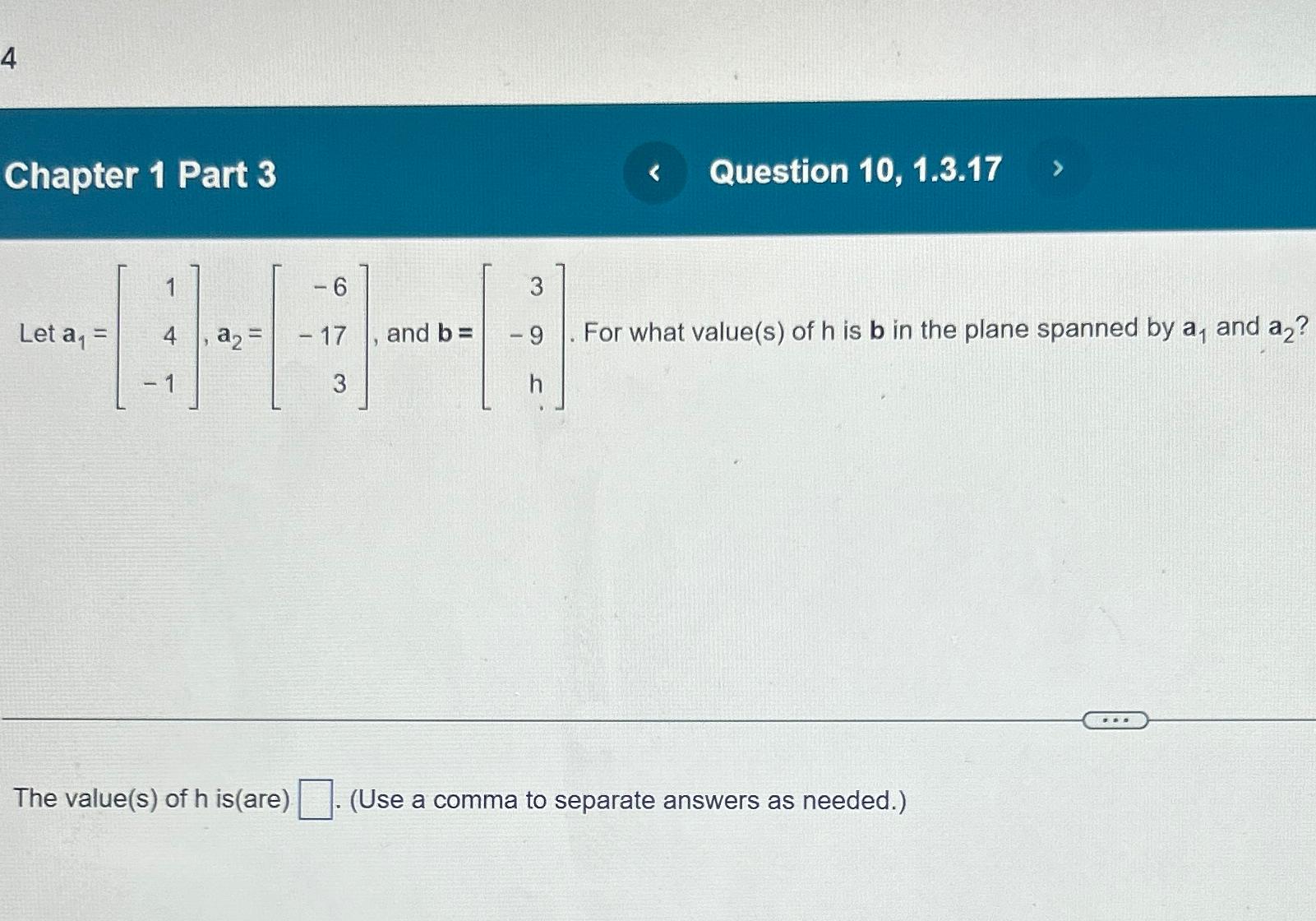 Solved Chapter 1 ﻿Part 3Question 10, 1.3.17Let | Chegg.com