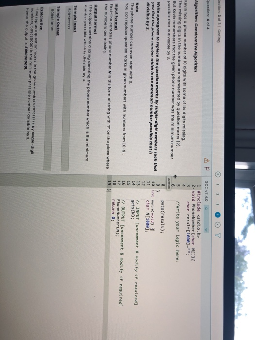 Solved Section 3 of 31 Coding 2 3 Question: 4 of 4 AP | Chegg.com