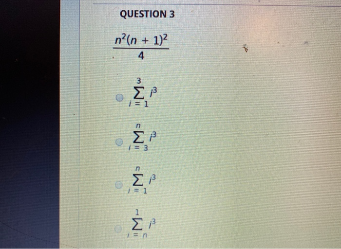 Solved QUESTION 3 n (n + 1) "ผู้ดี ผ ฝ ฝา | Chegg.com