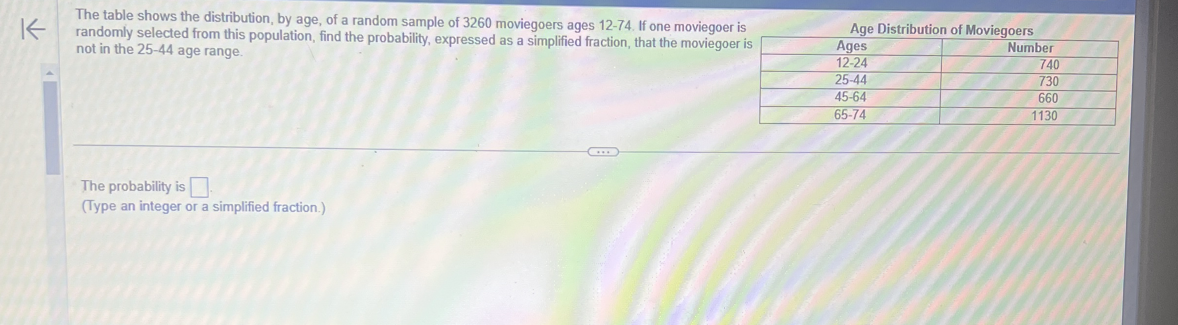 Solved by an EXPERT The table shows the distribution, by age, of a random | Chegg.com