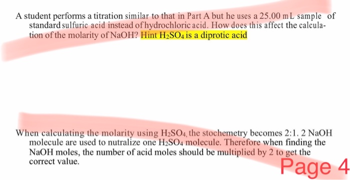 Solved Acid-Base Titrations Name REPORT Date Section PART A | Chegg.com