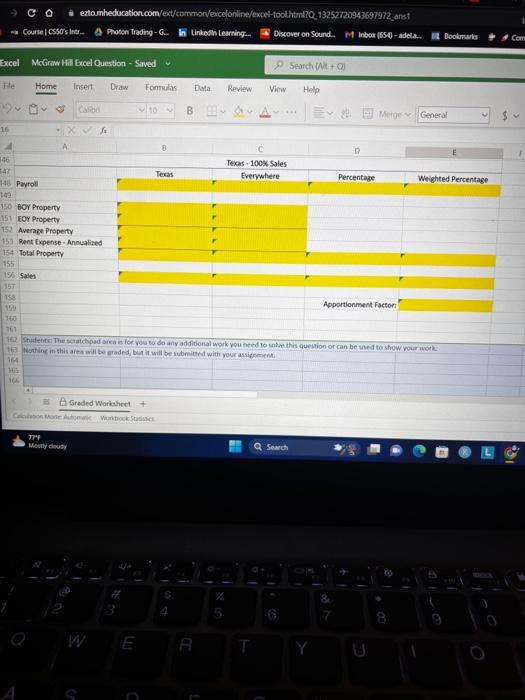 Excel McGraw Hill Excel Question - Saved File Home | Chegg.com