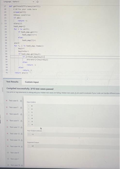 Solved efficient teams python problem i have written out | Chegg.com