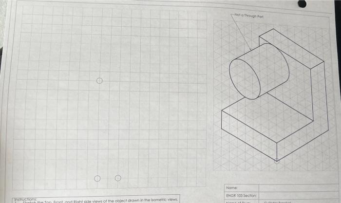 Solved Not thought Name ENGR 103 Section Instructions Ton | Chegg.com