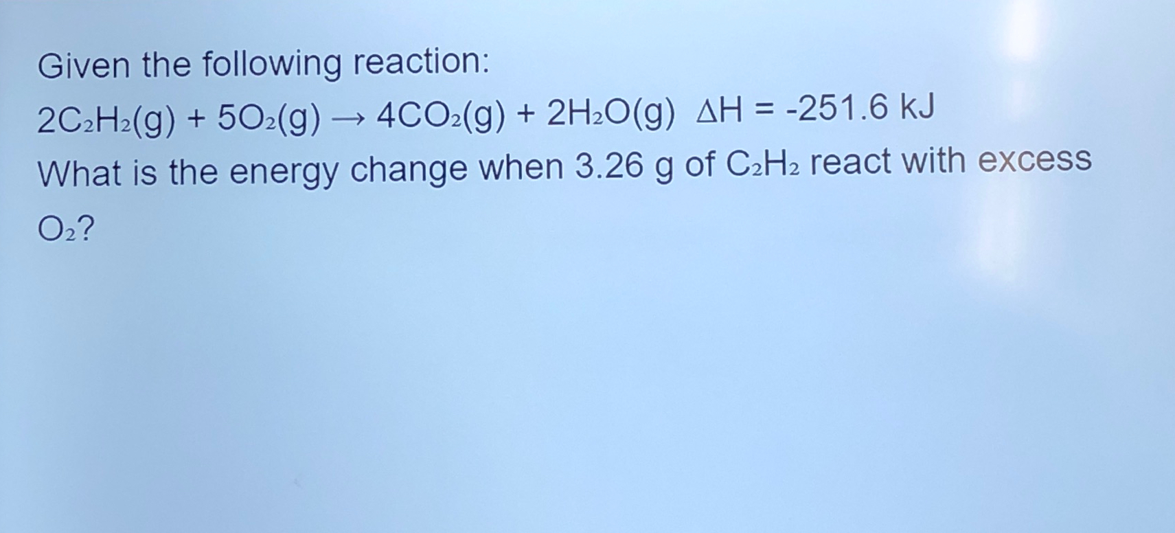 Solved Given the following | Chegg.com