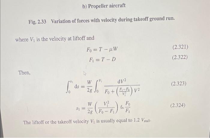 2.28 Show that the reduction in takeoff ground run in | Chegg.com