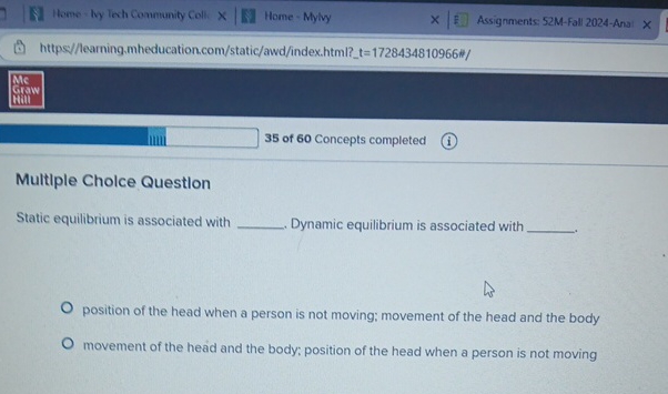 Solved Multiple Cholce QuestionStatic equilibrium is | Chegg.com