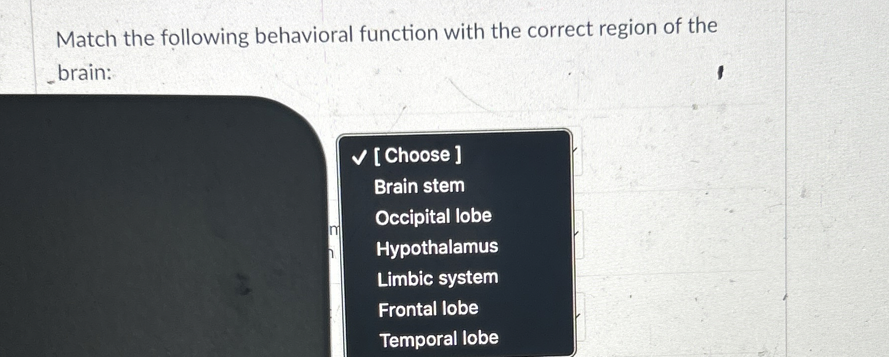 Solved Match the following behavioral function with the | Chegg.com